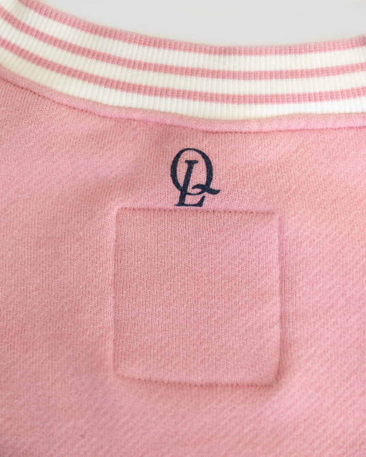Pink Pookie Varsity Crewneck – Quintessential Love